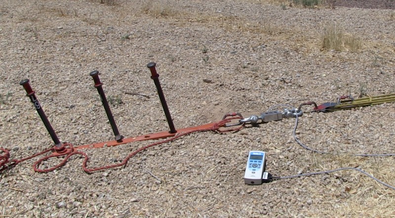 Rescue Picket Anchor Plate Test